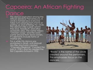 Dance in Brazil | PPTX