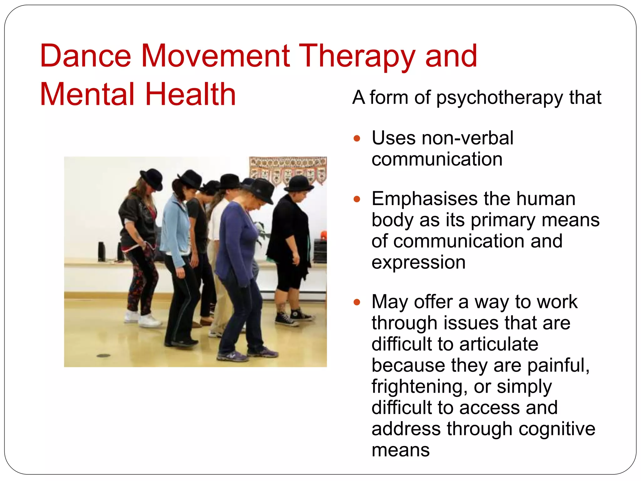 How does dance benefit physical, social and mental health? | PPTX