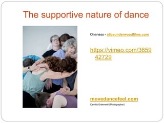 How does dance benefit physical, social and mental health? | PPTX