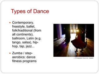 How does dance benefit physical, social and mental health? | PPTX