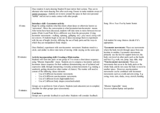 Dance lesson 1 | DOCX