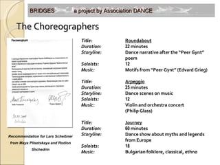 Dance Project English | PPT