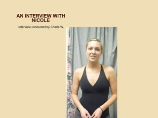 Rowan University Dancer Profile | PPTX