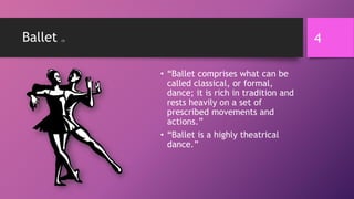 Dance terminology | PPTX