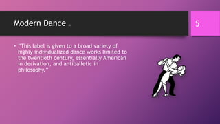 Dance terminology | PPTX
