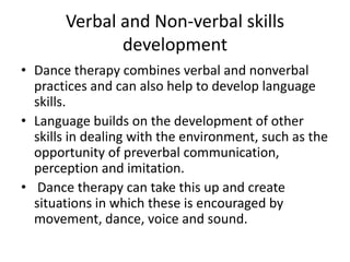 Dance therapy | PPTX