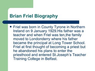 Dancing At Lughnasa | PPT