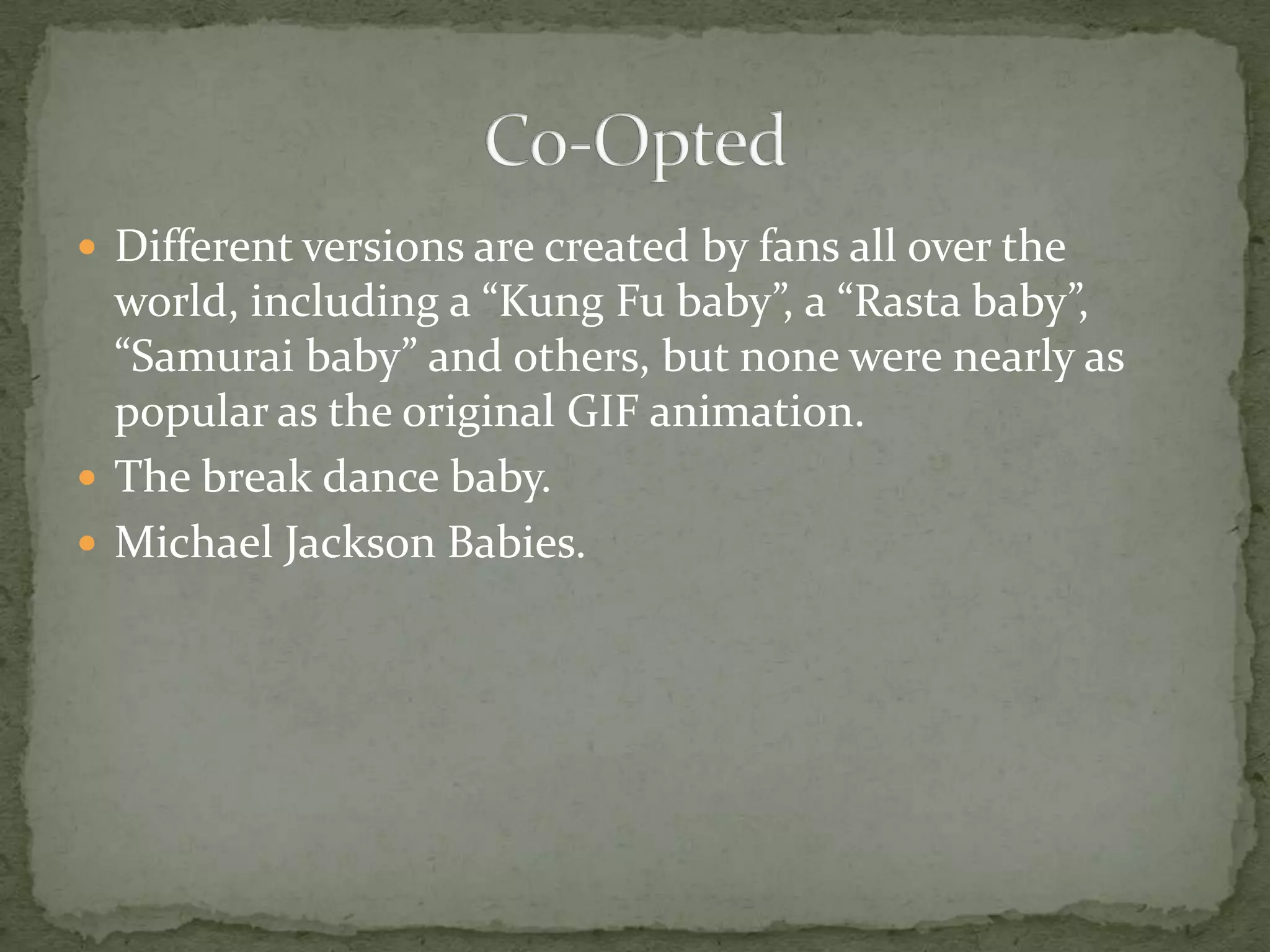 Dancing baby meme | PPTX