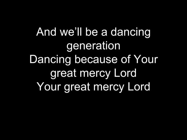 Dancing generation | PPT