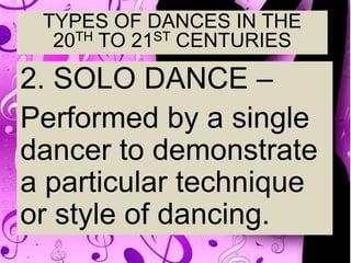 DANCING THE MODEN WAY | PPTX