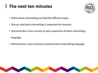 Dan cornford.back channelling | PPTX