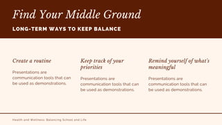 School and Life | PPT