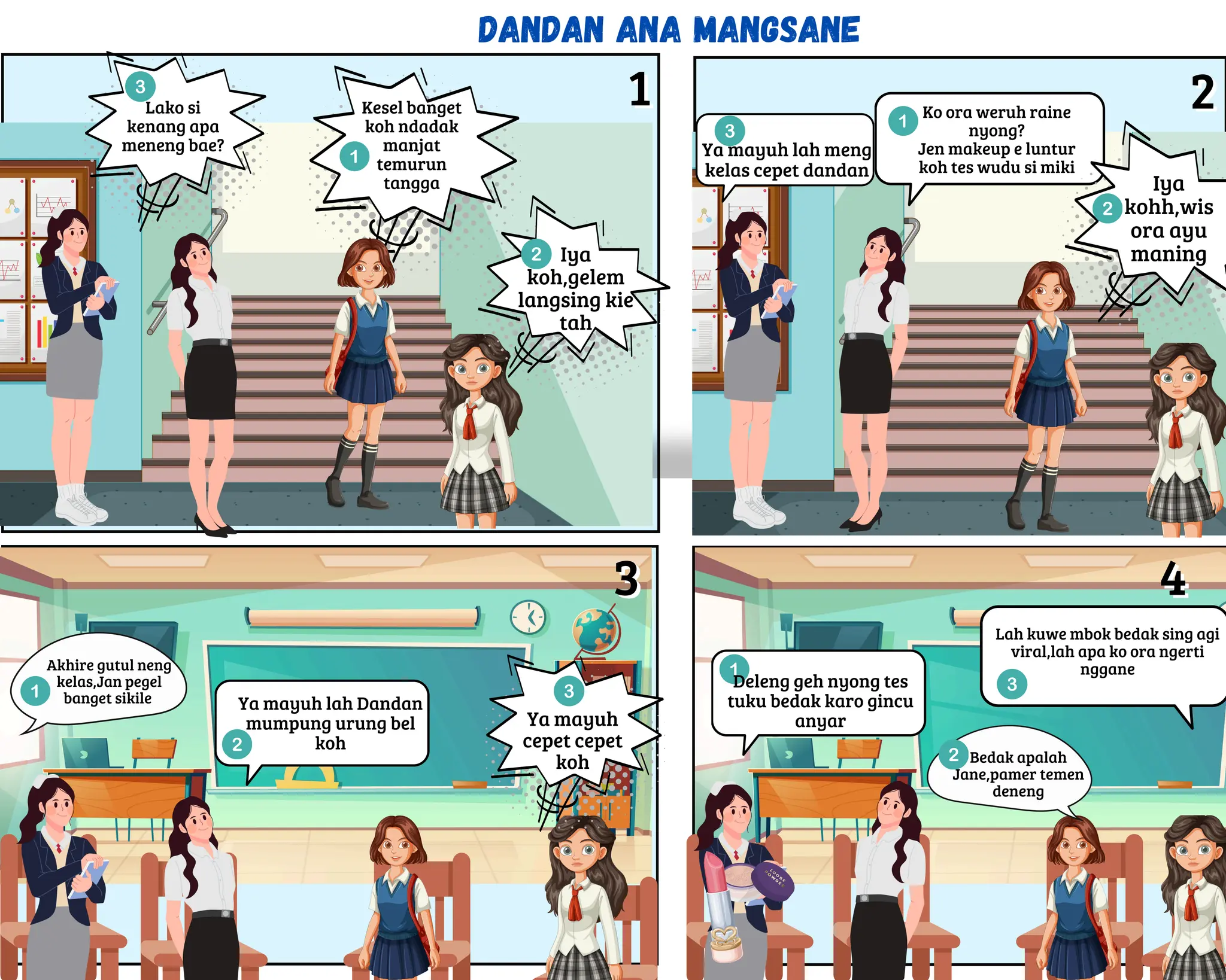 Dandan ana mangsane, Komik Bahasa jawa Banyumasan | PDF