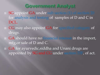 D and C act 1940 and rules 1945 | PPTX | Pharmaceutical Industry ...
