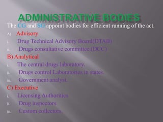 D and C act 1940 and rules 1945 | PPTX | Pharmaceutical Industry ...