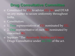 D and C act 1940 and rules 1945 | PPTX | Pharmaceutical Industry ...