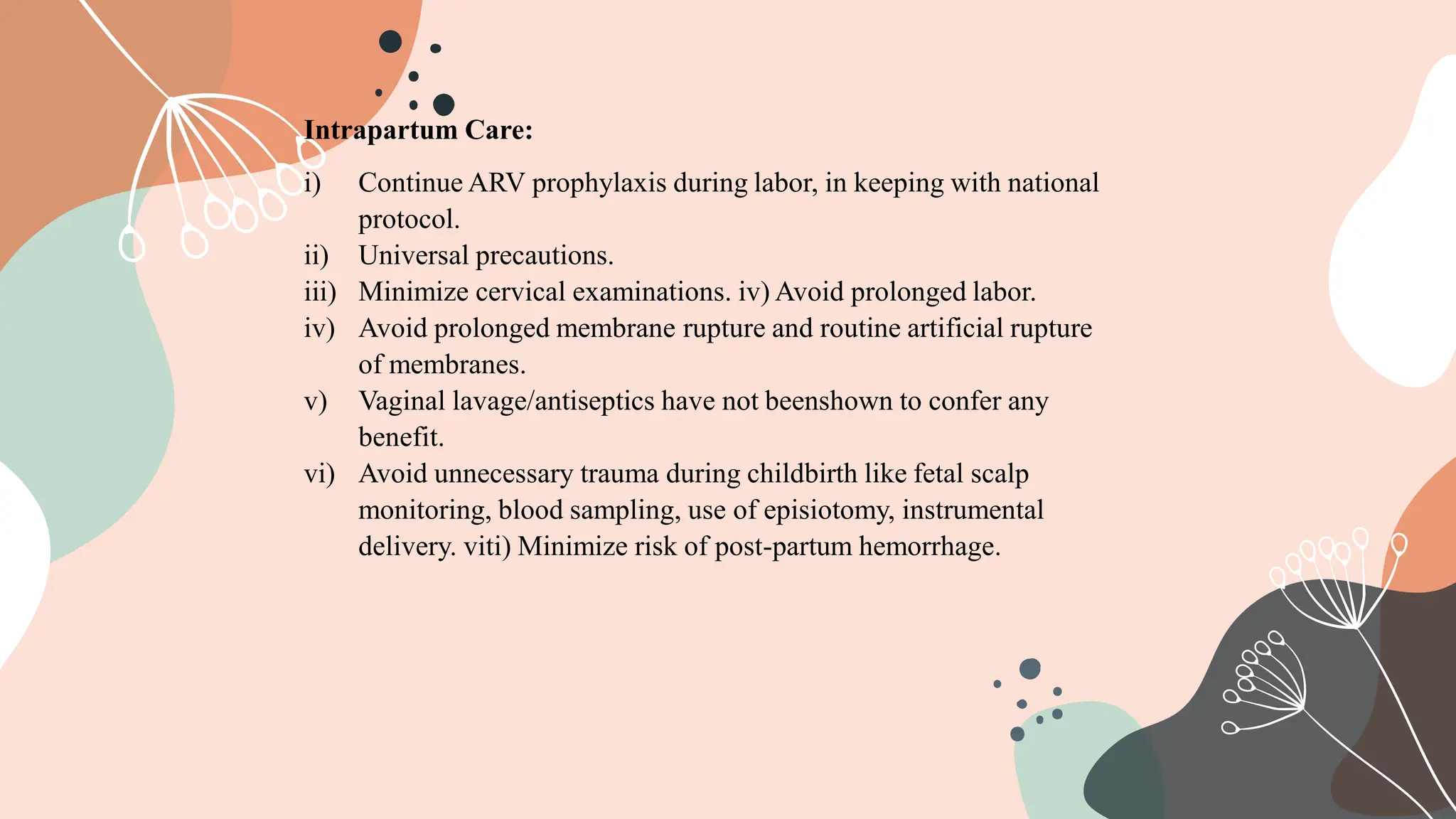 HIV positive mother and her bABY, RISK OF TRANSMISSION, ANTENATAL CARE ...