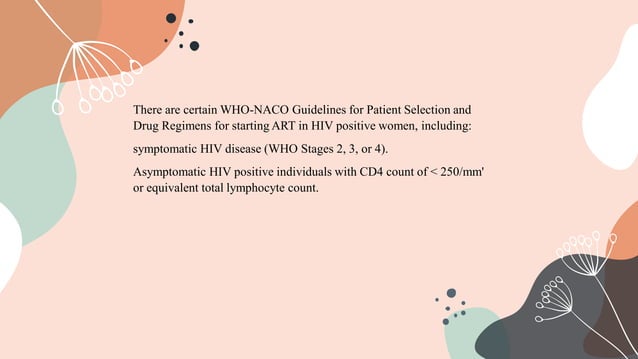 HIV positive mother and her bABY, RISK OF TRANSMISSION, ANTENATAL CARE ...