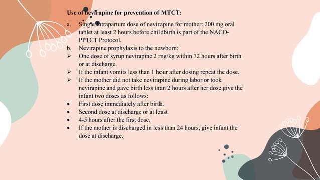 HIV positive mother and her bABY, RISK OF TRANSMISSION, ANTENATAL CARE ...