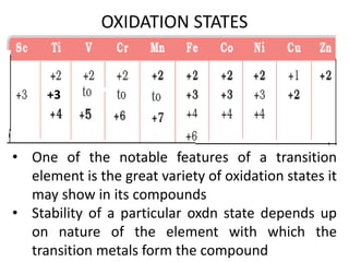 d and f block elements | PPTX