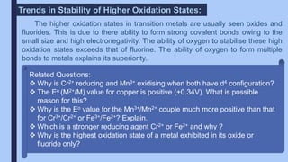 D and f block | PPTX