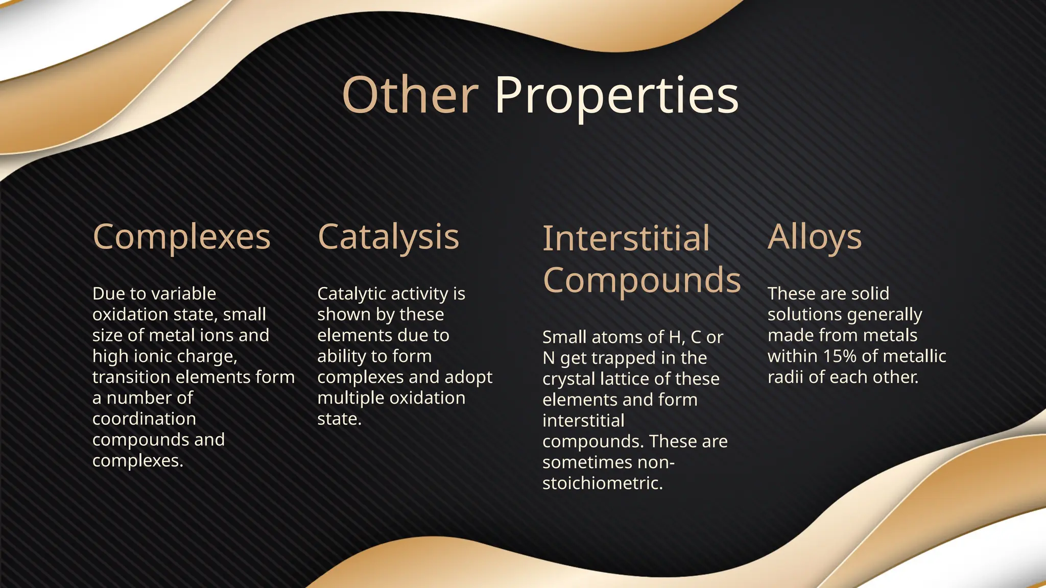 Properties of Lanthanoids and Actinoids (D and F Block Elements) | PPTX