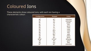Properties of Lanthanoids and Actinoids (D and F Block Elements) | PPTX ...