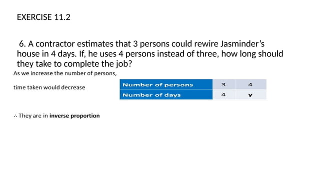 class viii math Direct and Inverse proportion | PPT