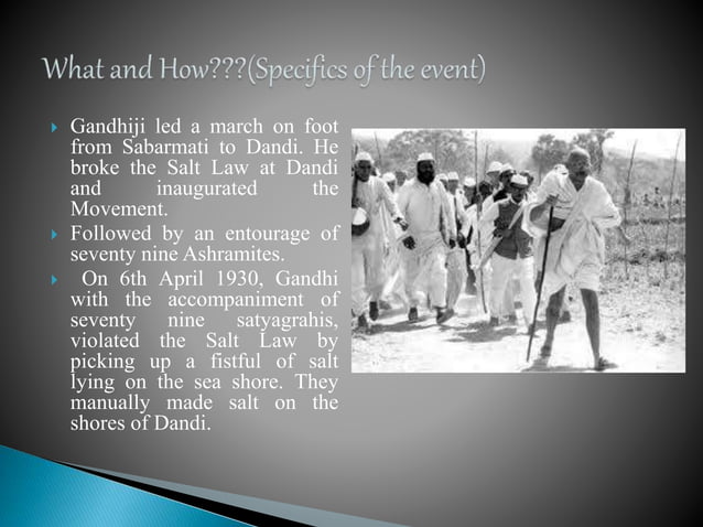 Dandi march | PPT