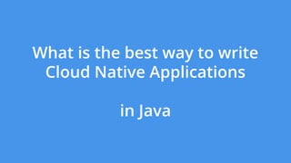 D. Andreadis, Red Hat: Concepts and technical overview of Quarkus | PDF