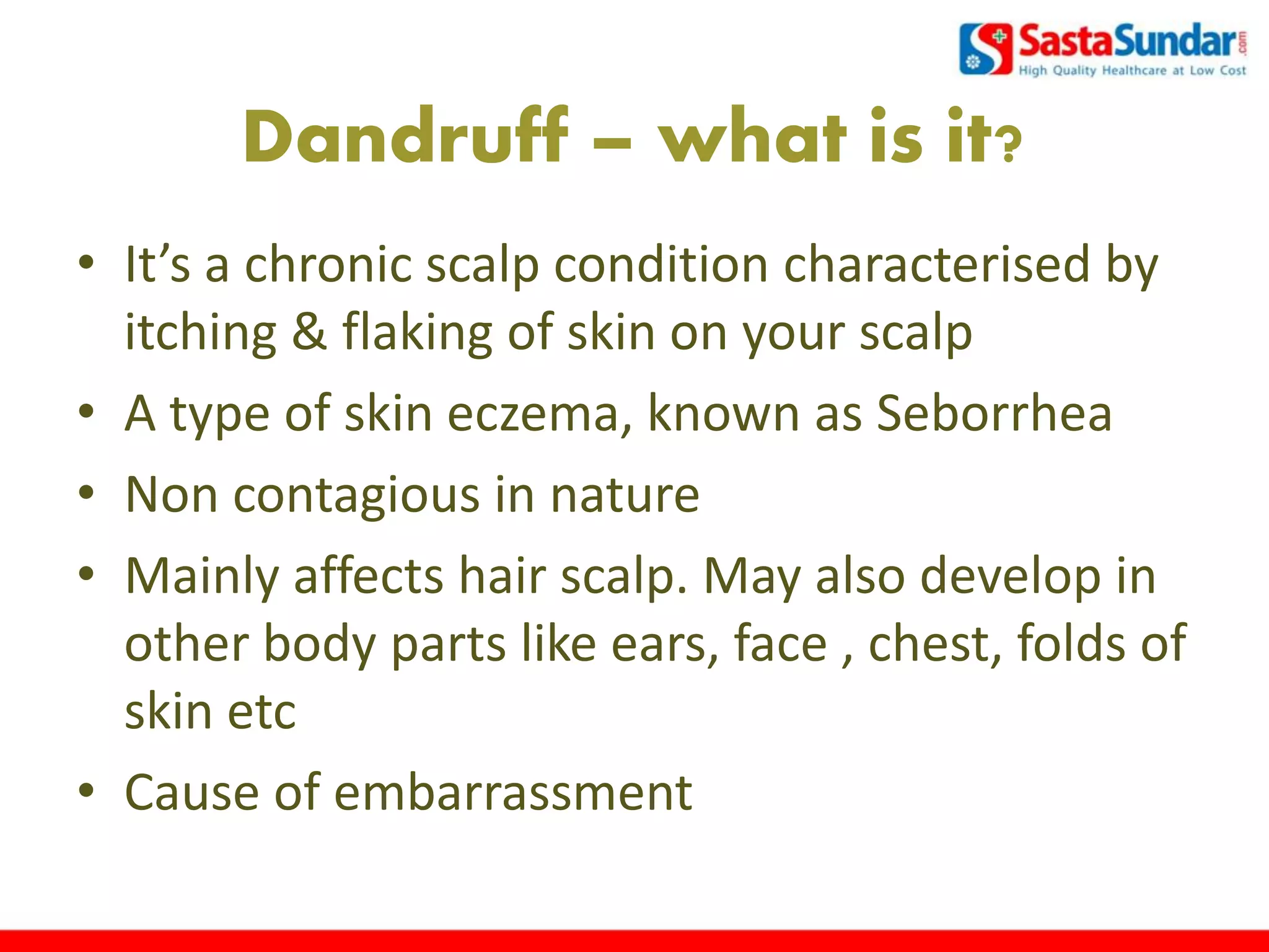 Dandruff | PDF