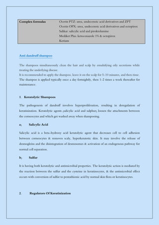 Dandruff | PDF