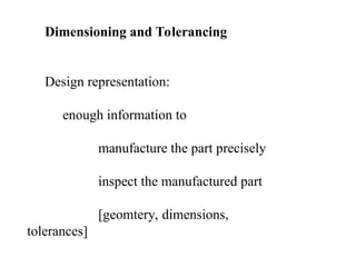 Geometric Dimensioning and Tolerancing | PPT | 3-D Graphics | Computer Software and Applications