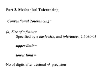 Geometric Dimensioning and Tolerancing | PPT | 3-D Graphics | Computer ...