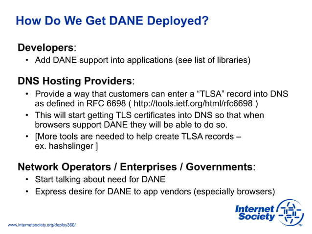 Introduction To The DANE Protocol (DNSSEC) | PPT