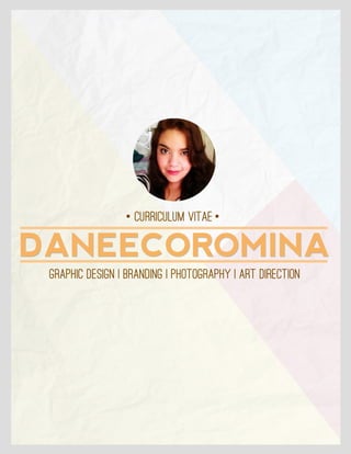 DANEE COROMINA CV: GRAPHIC DESIGN | PDF