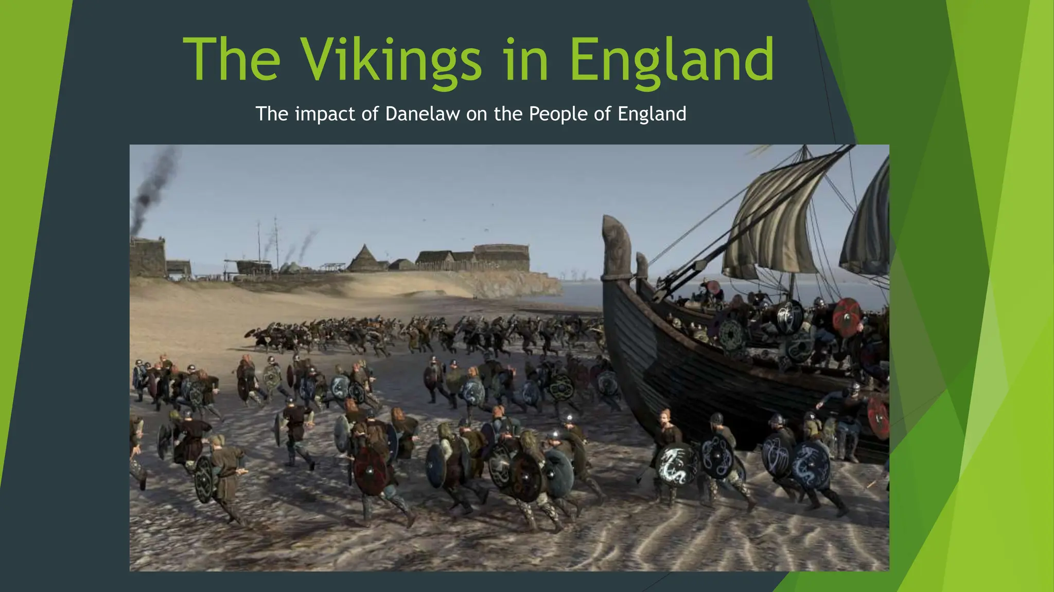 The Vikings in England Denmark - Danelaw | PPT