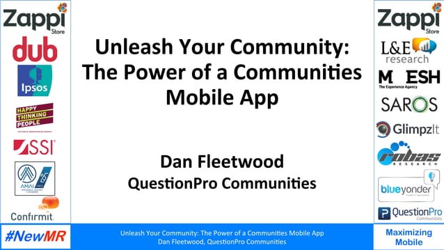 Unleash Your Community: The Power of A Communities Mobile App | PPT