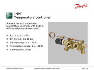 Danfoss control components for district heating | PPTX