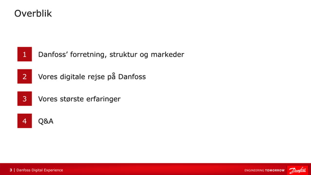 B2B Xperience 2018 - Danfoss | PPT