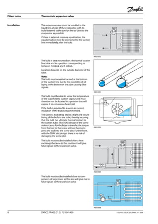 Danfoss Refrigeration Fitters Notes and practical hints | PDF