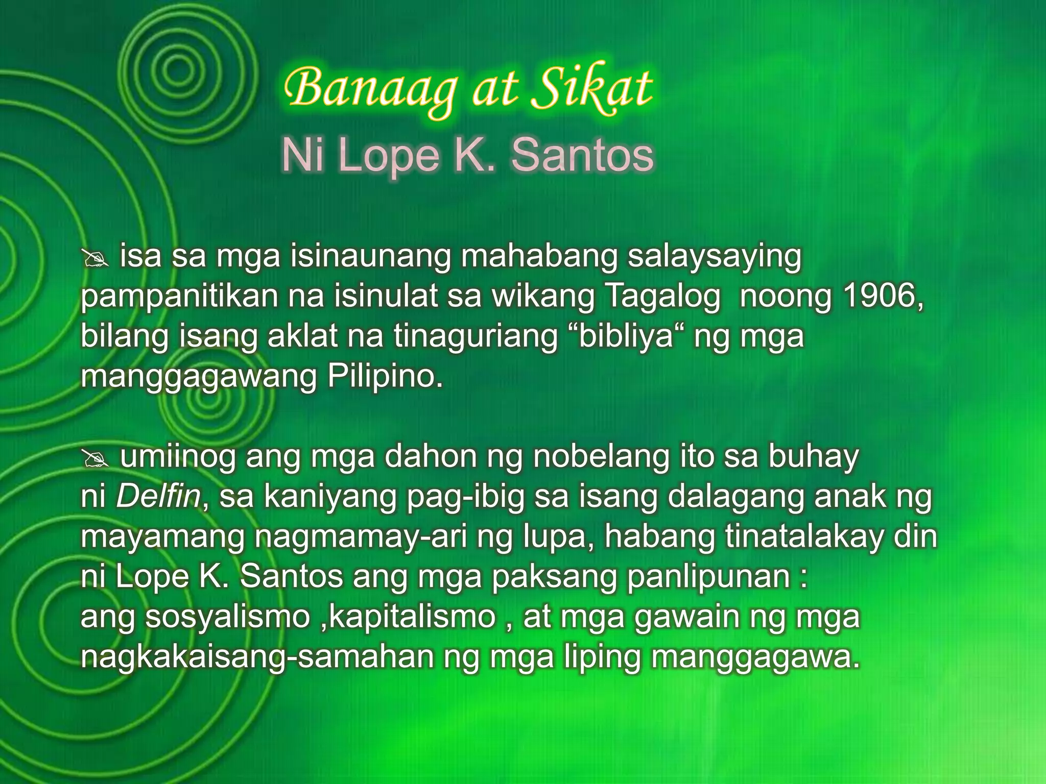 Ang Sampung Natatanging Nobelang Filipino | PPTX