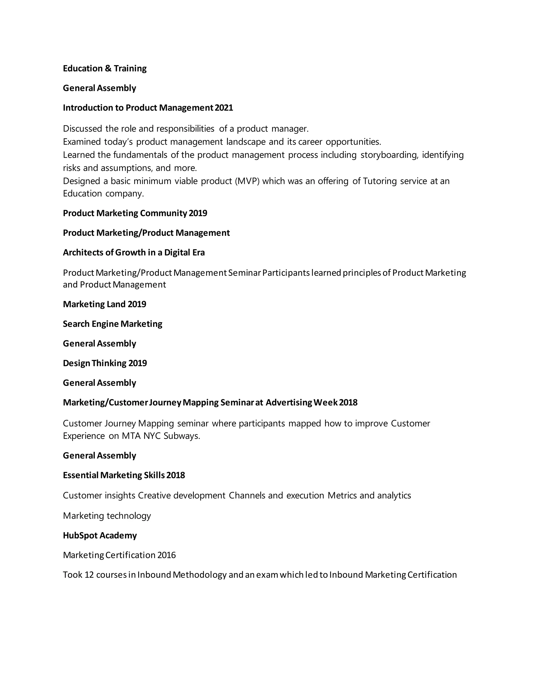 Marketing Education & Training Dan Galante | DOCX | Marketing and Advertising | Business