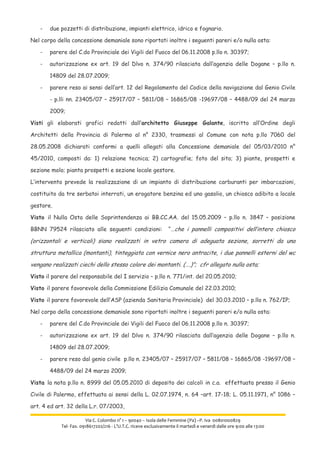 D angelo giovanni distrubutore benzia porto c.e n.11 2010 | PDF