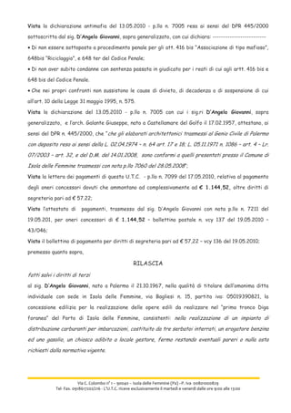 D angelo giovanni distrubutore benzia porto c.e n.11 2010 | PDF