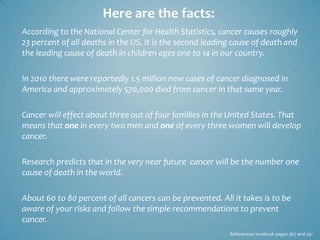 Danger of cancer | PPT