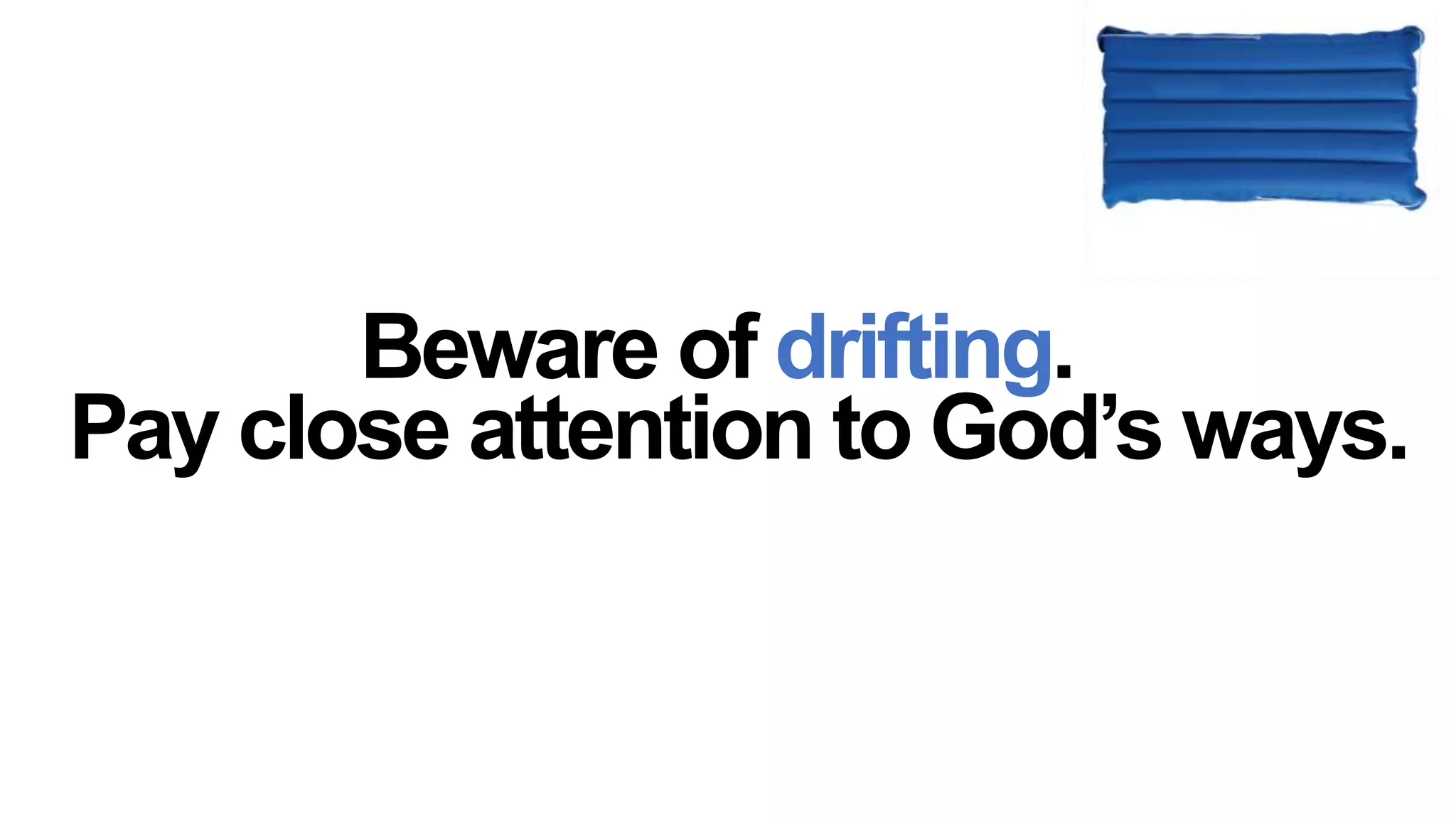 Danger of drifting away | PPTX