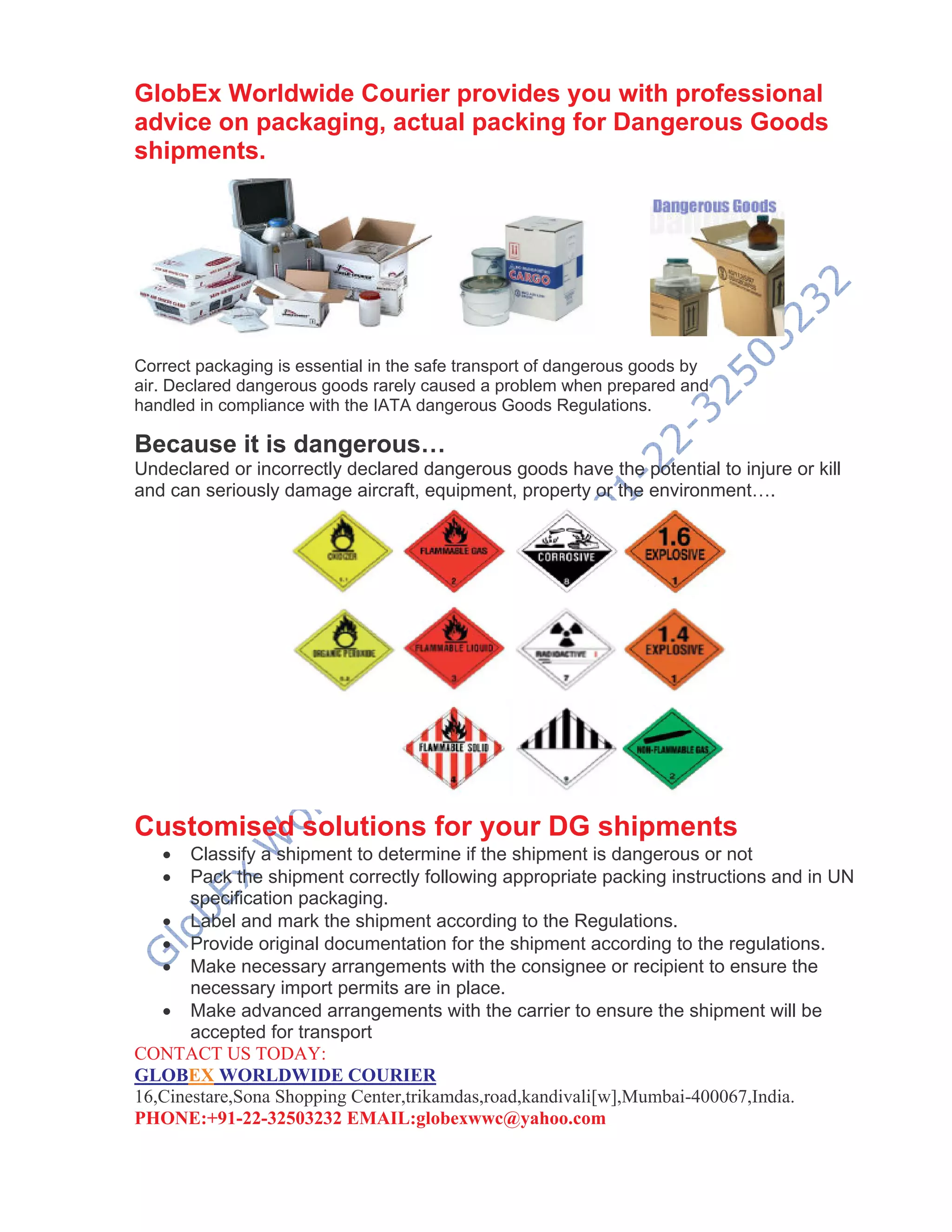 Dangerous Goods | PDF