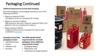 Dangerous and Hazardous Goods | PPTX