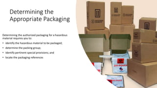 Dangerous and Hazardous Goods | PPTX